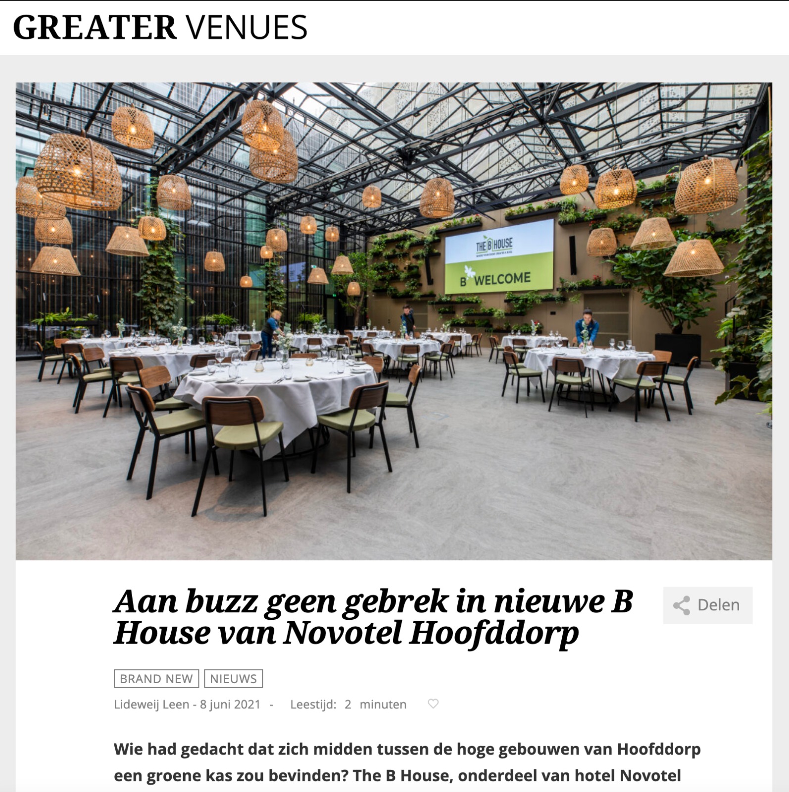 The B House op GreaterVenues.com - The B House